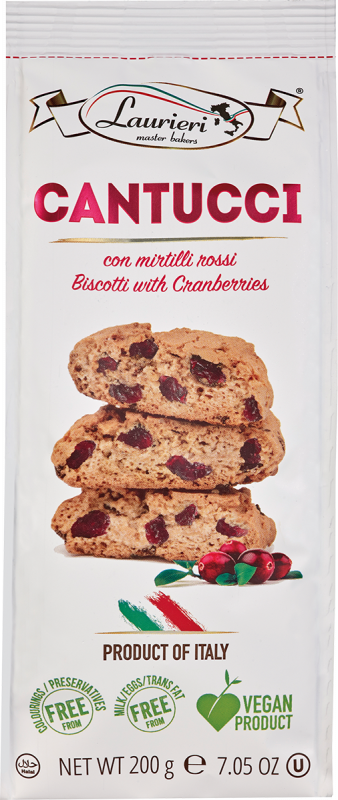 LAURIERI CANTUCCI CON CRANBERRY 200g